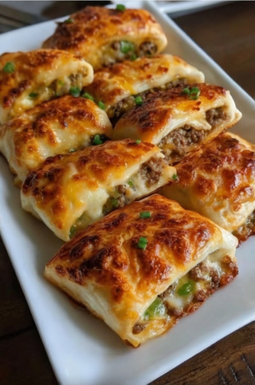 Cheesy Beef Taco Pockets: Easy 20-Minute Hand-Held Dinner