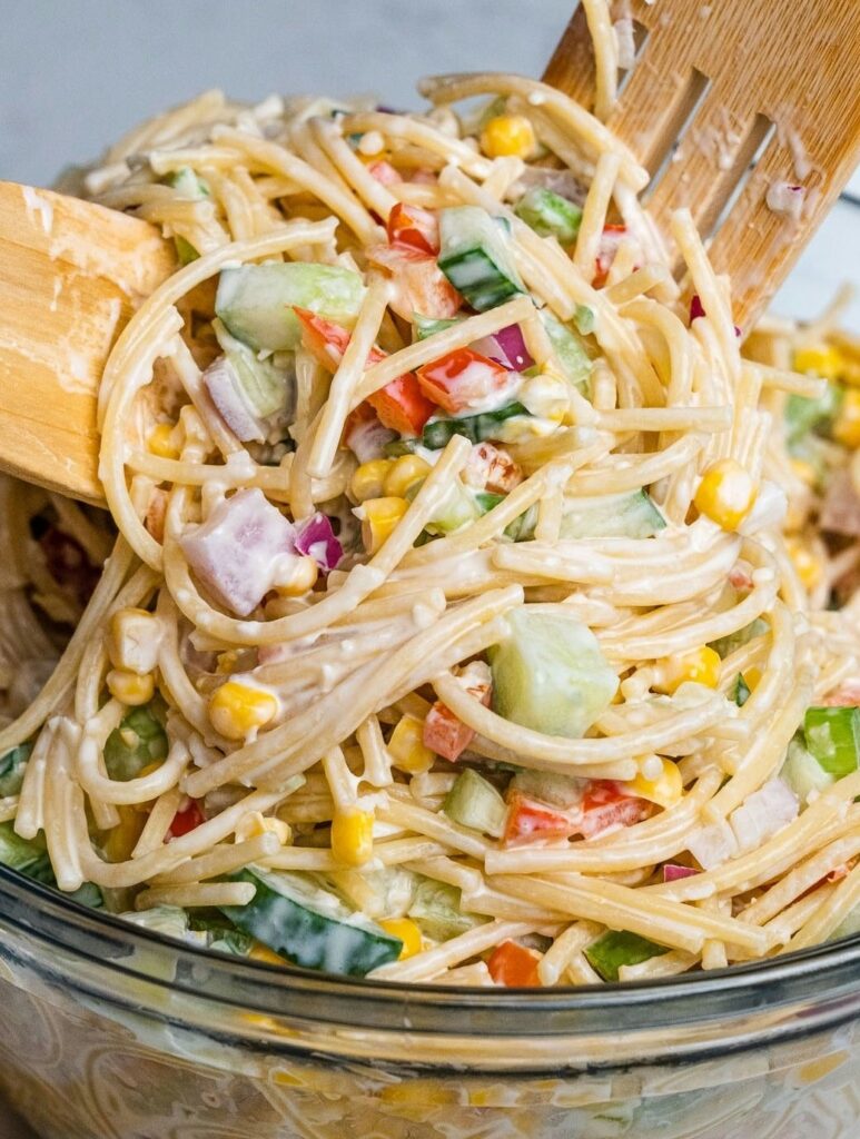 Confetti Salad: Easy Fresh and Crunchy Rainbow Recipe